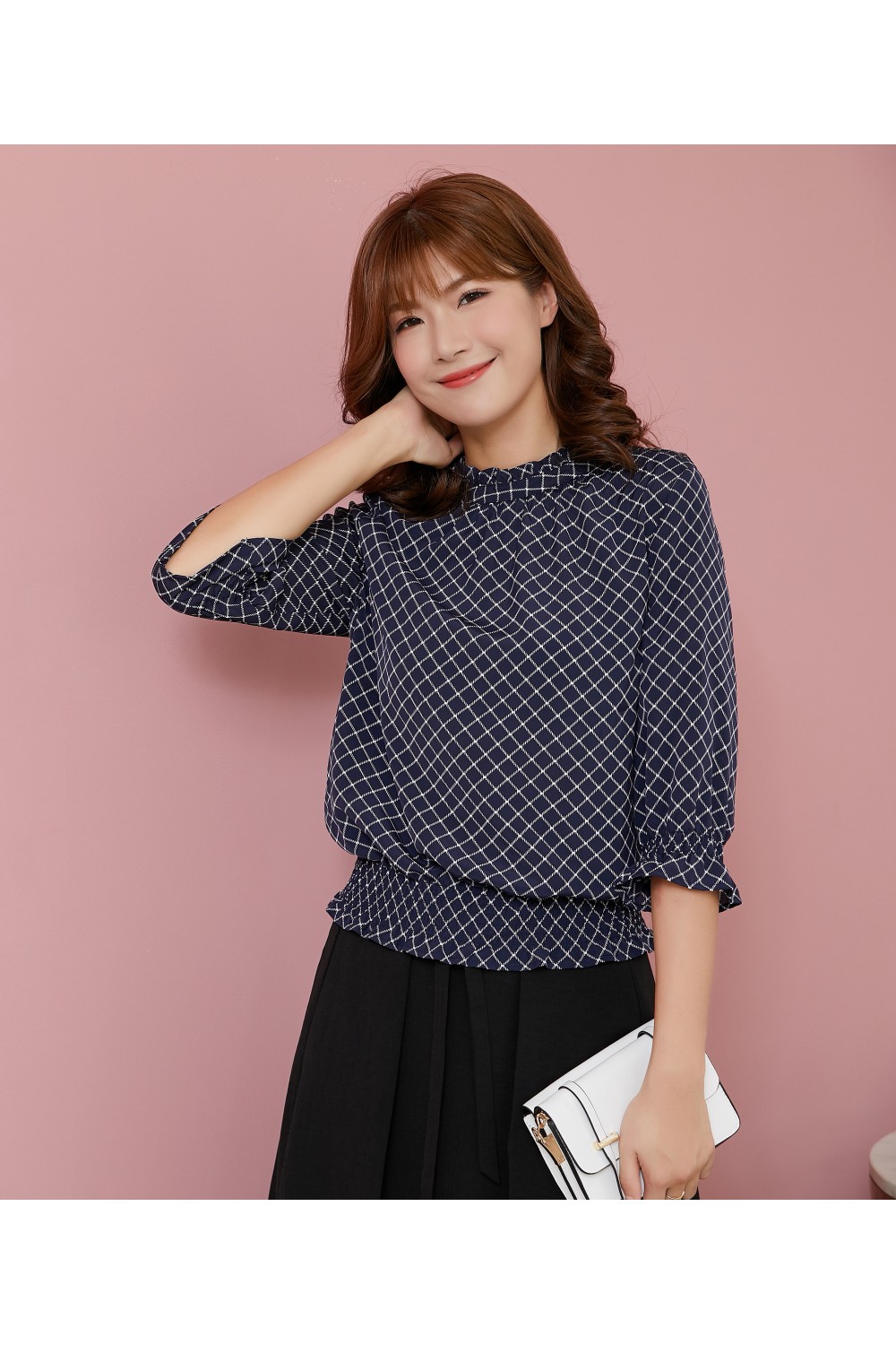 S1092BLJ-2 In 1 Stripe Blouse